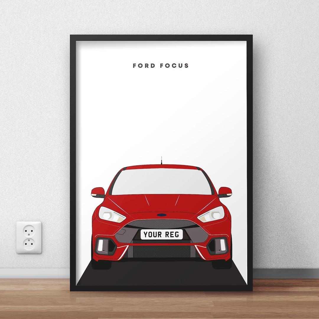 Ford Focus Print - Hot Hatch - Cool Car Print - Iconic Car - Digital ...