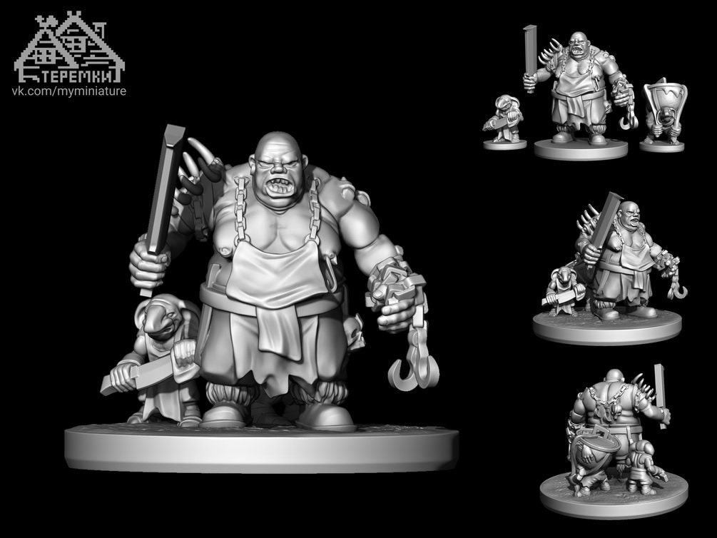Ogres - 2K Army - Teremki Studios - Warmaster 10mm - 3D Printed - Etsy UK