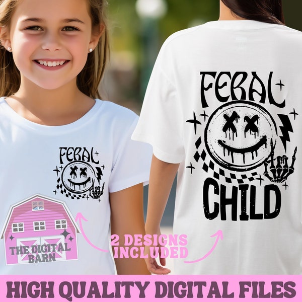 Feral Child Svg - Etsy