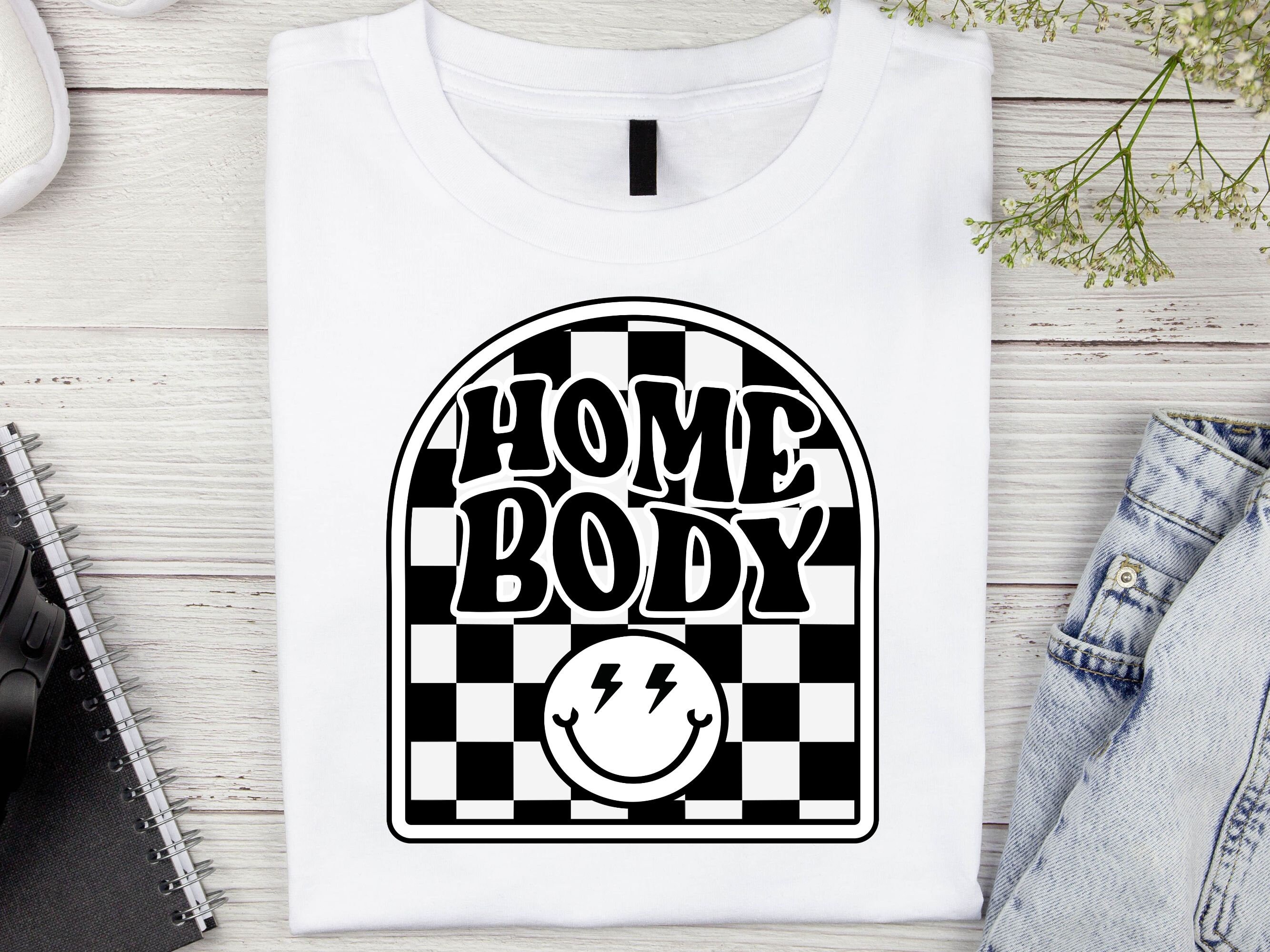 Homebody PNG Home Body Sublimation Introvert T Shirt Design - Etsy