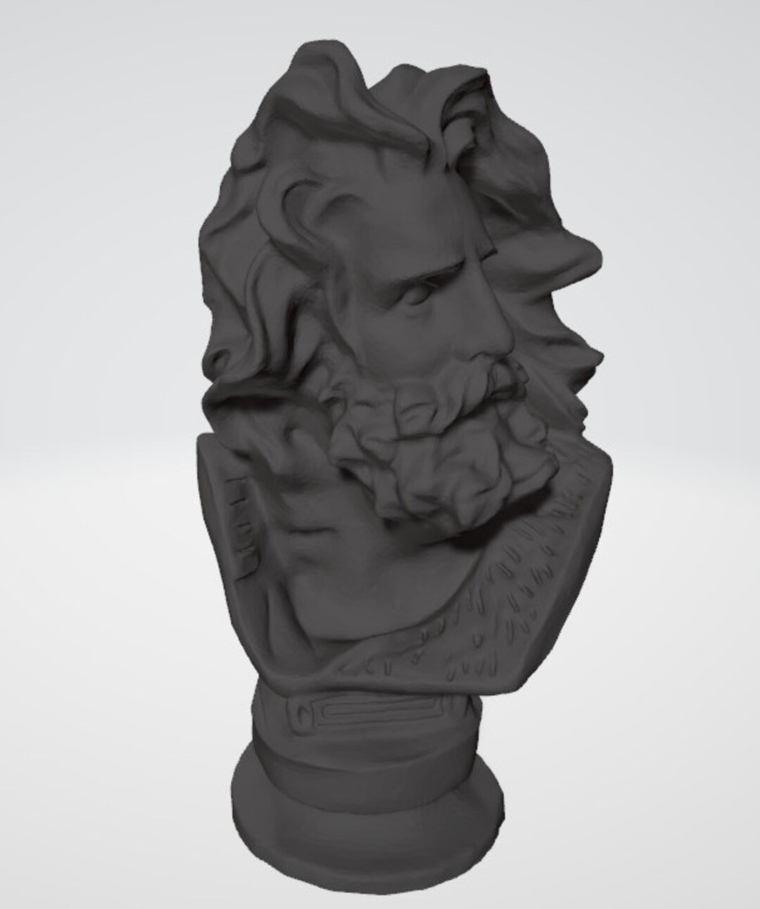 Intricately Designed 3D Printed Zeus Figurine - Etsy