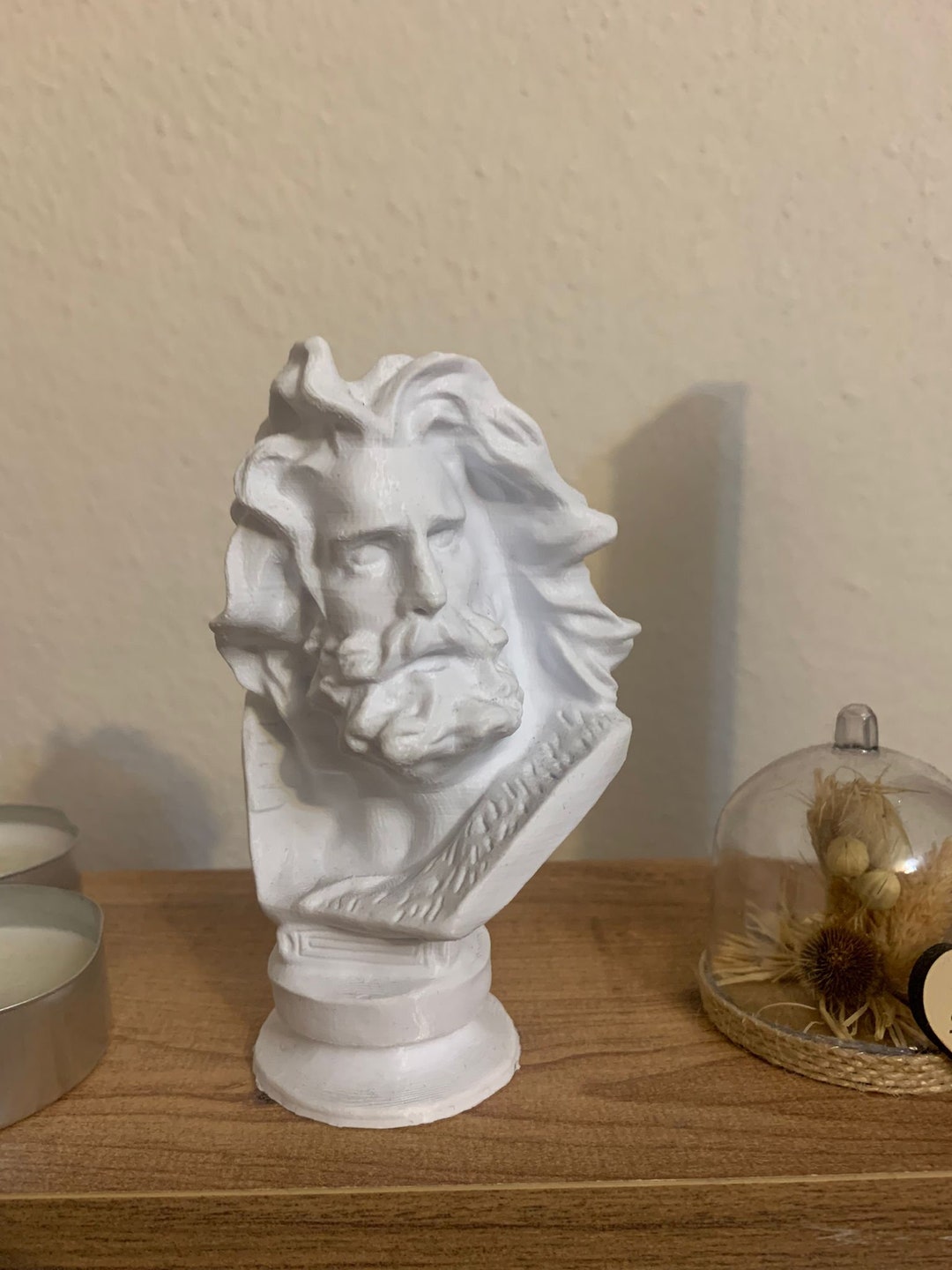 Intricately Designed 3D Printed Zeus Figurine - Etsy