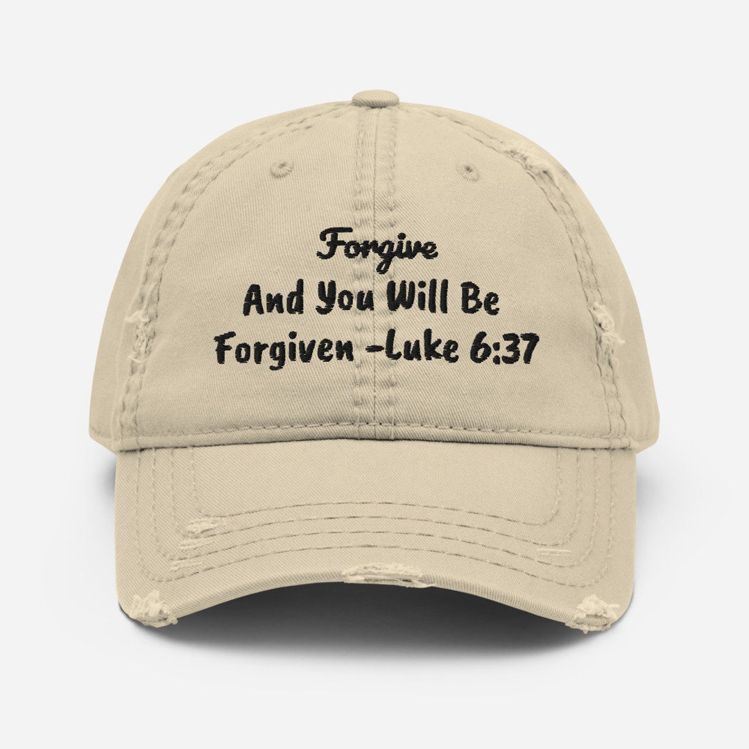 Forgiveness Christian Hat Faith Pray Bible Verse - Etsy