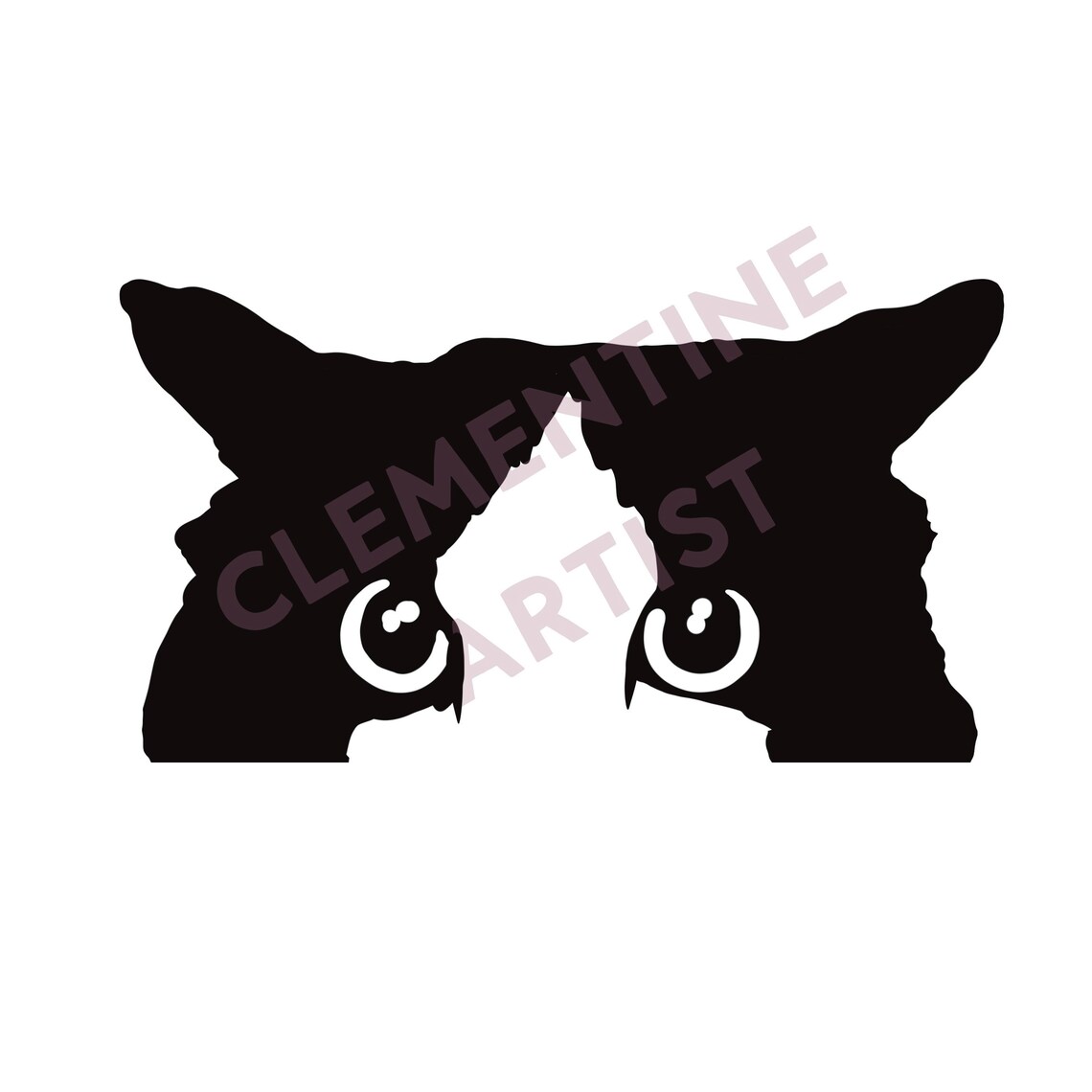 Peeking Cat Tuxedo Vinyl Decal Laptop Phone Decal Car - Etsy