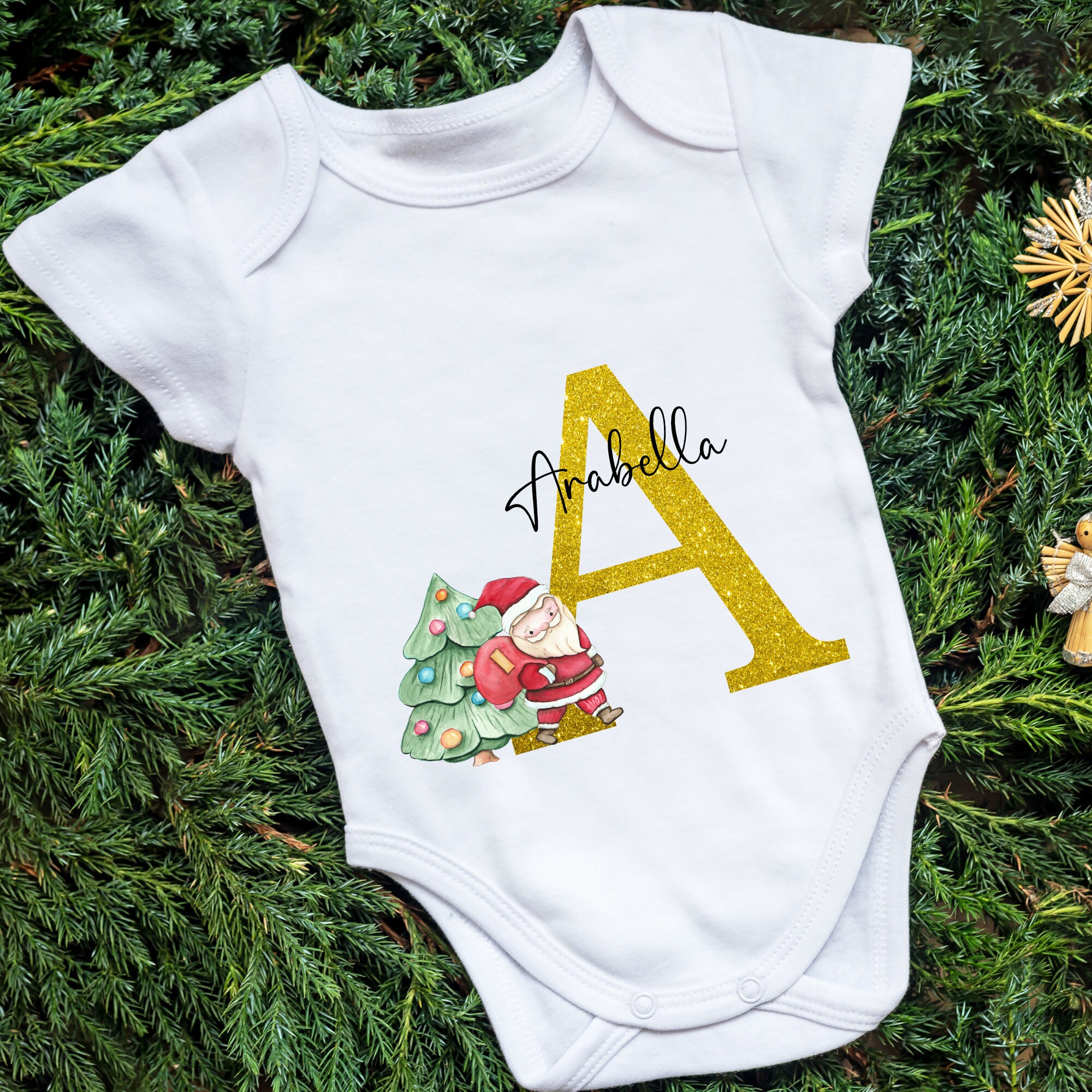 Full Santa Christmas Alphabet Clipart 26 Letters A-Z *** DIGITAL ...