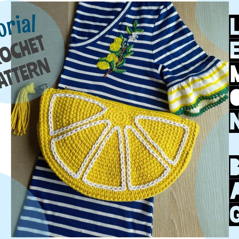 Lemon Bag Crochet Pattern - Etsy