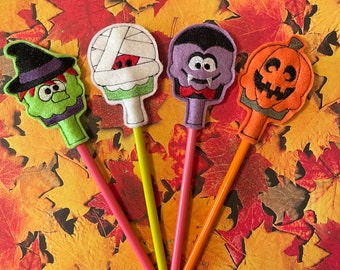 Pen and Pencil Toppers/halloween Pen Pencil Toppers/witch Pen - Etsy