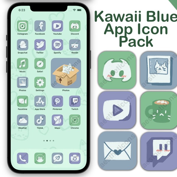 Cat App Icons - Etsy