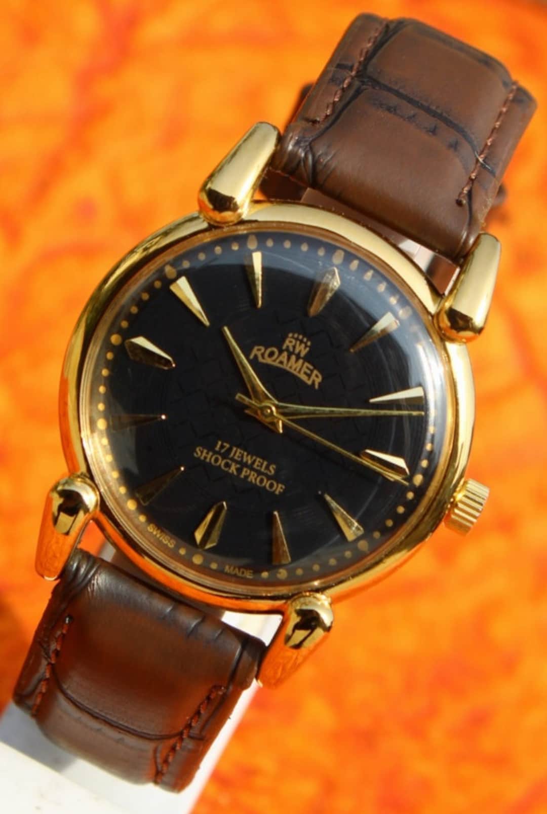 Antique Vintage Roamer 1980s Swiss Made Watch FHF ST96 17 - Etsy