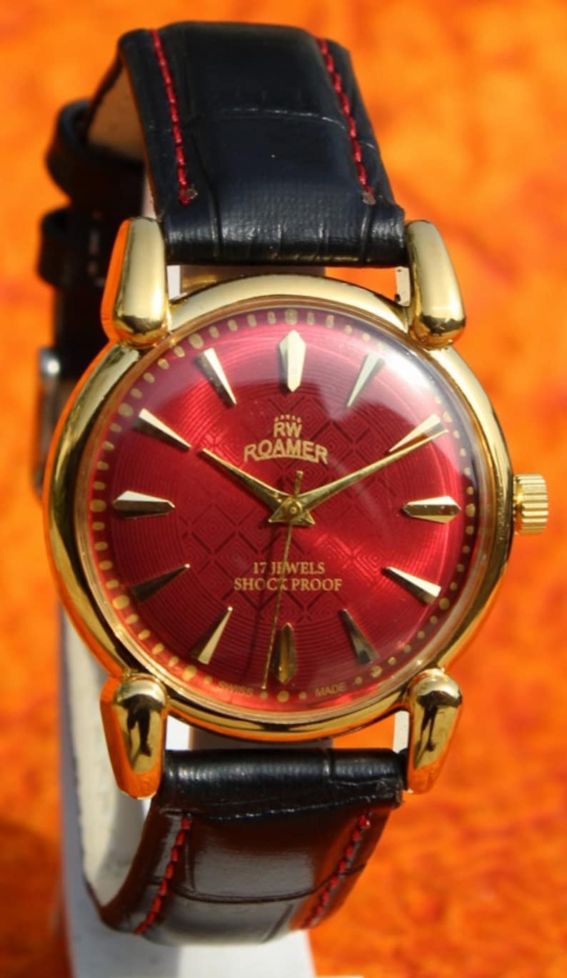 Antique Vintage Roamer 1980s Swiss Made Watch FHF ST96 17 - Etsy
