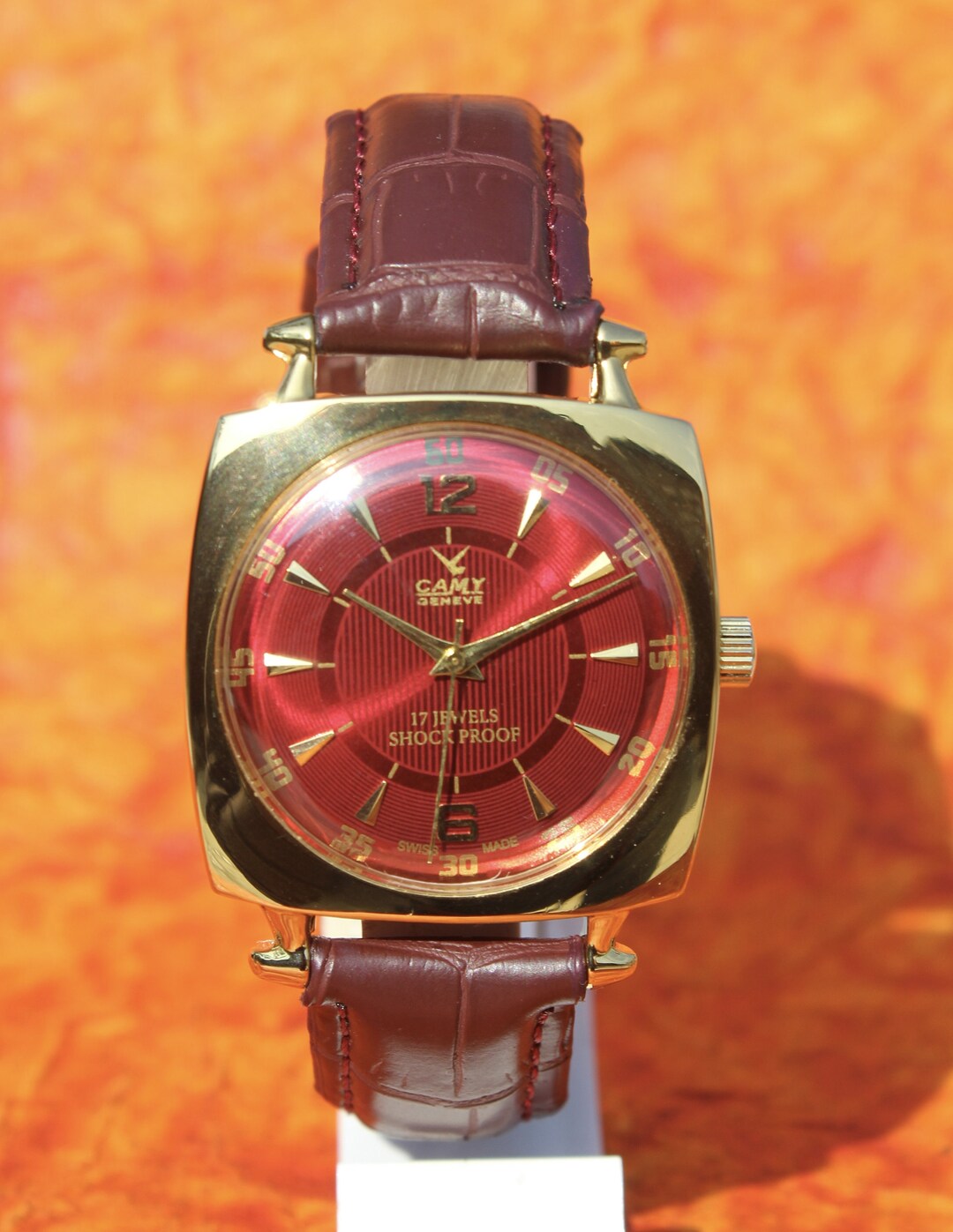 Antique Vintage Camy Geneva 1980s Swiss Made Watch FHF ST96 17 - Etsy