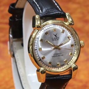 Antique Vintage 1980s Camy Geneva Swiss Made FHF ST96 17 Jewels ...