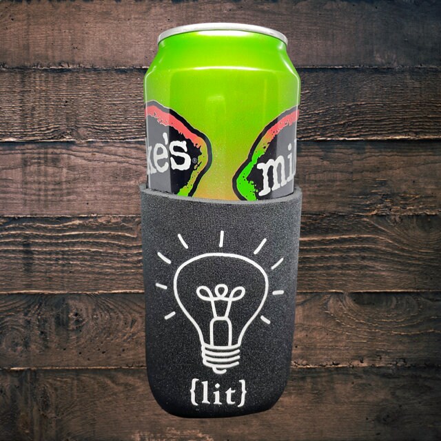 Buzzed, Hammered, Lit, Toasted & Trashed Beer Can Sleeve Holder Cooler ...
