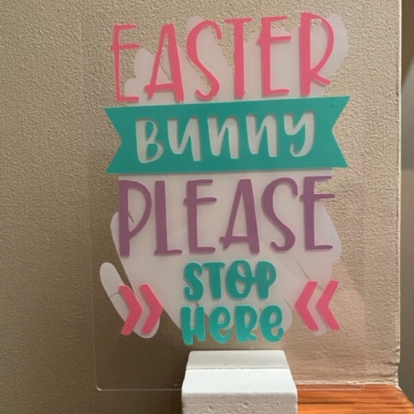 Wooden Bunny Stand - Etsy