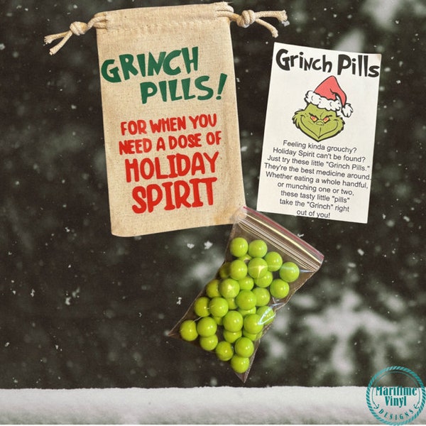 Grinch Pills - Etsy