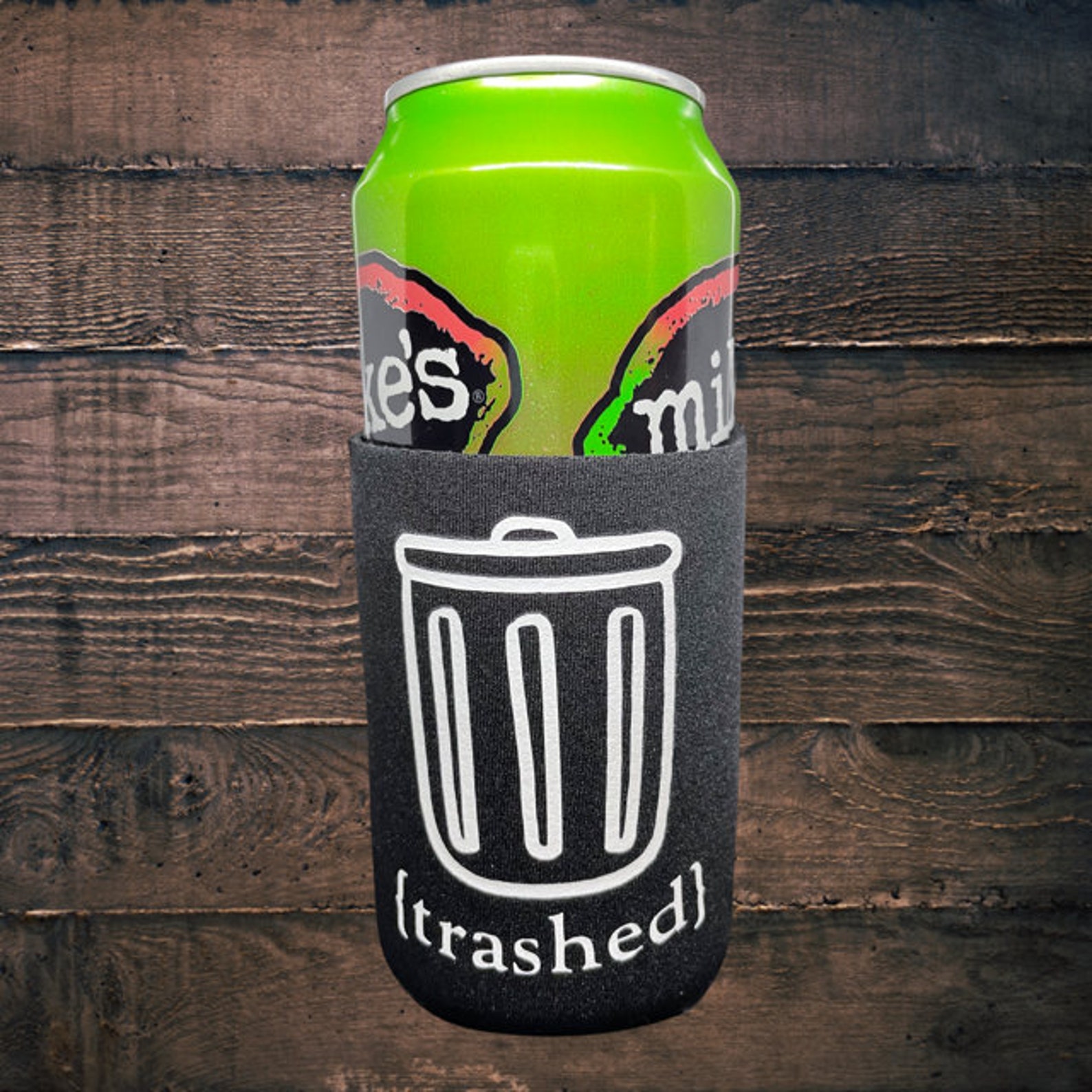 Buzzed, Hammered, Lit, Toasted & Trashed Beer Can Sleeve Holder Cooler ...