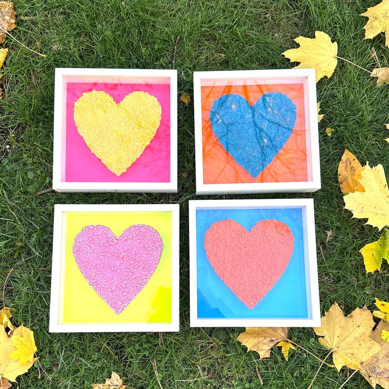 Giant Heart Painting - Etsy