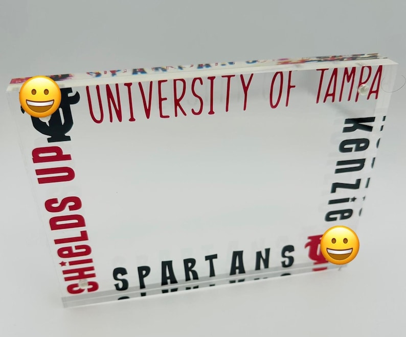 Personalized College Picture Frame, Sorority Gift, Graduation Gift - Etsy
