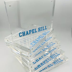 Personalized College Graduation Picture Frame: Acrylic Magnetic 5x7 - Etsy