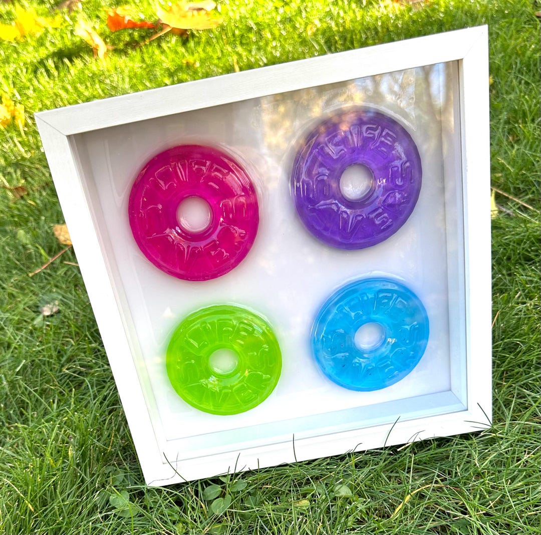 Life Savers Resin Pop Art: Colorful Shadow Box (8x8x2) - Etsy