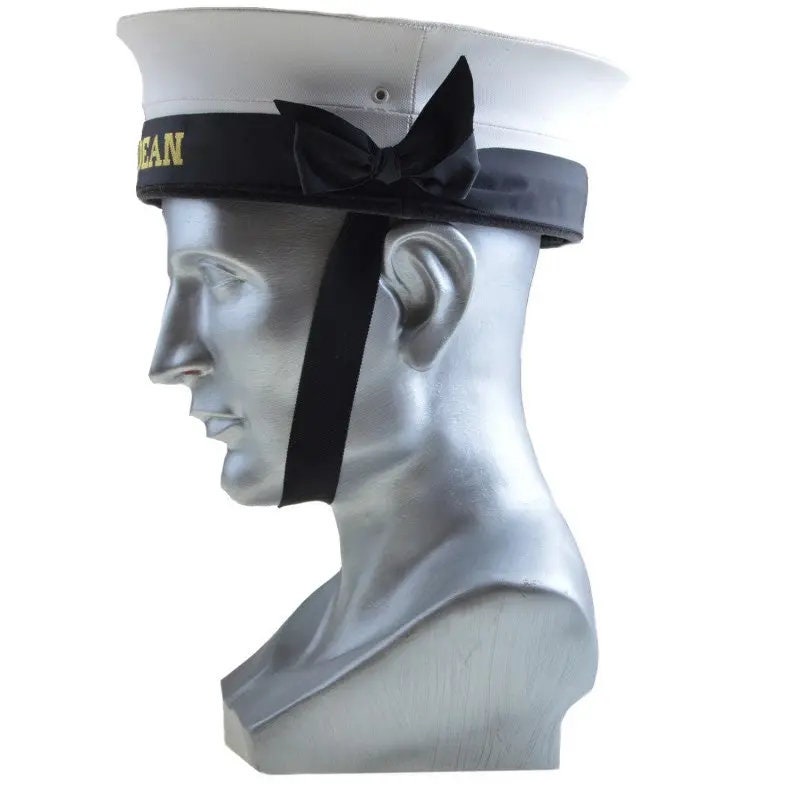 HMS Prince of Wales Woven Royal Navy Cap Tally Band Black and Gold ...