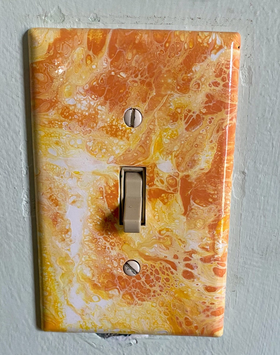 Hand Painted Light Switch Cover, Light Switch Plate, Switch Plates ...