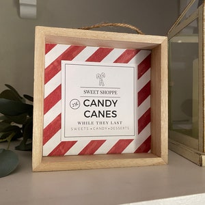 Candy Canes Display Sign - Etsy