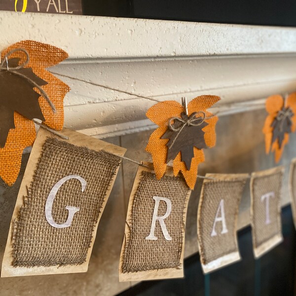 Burlap Banner - Etsy