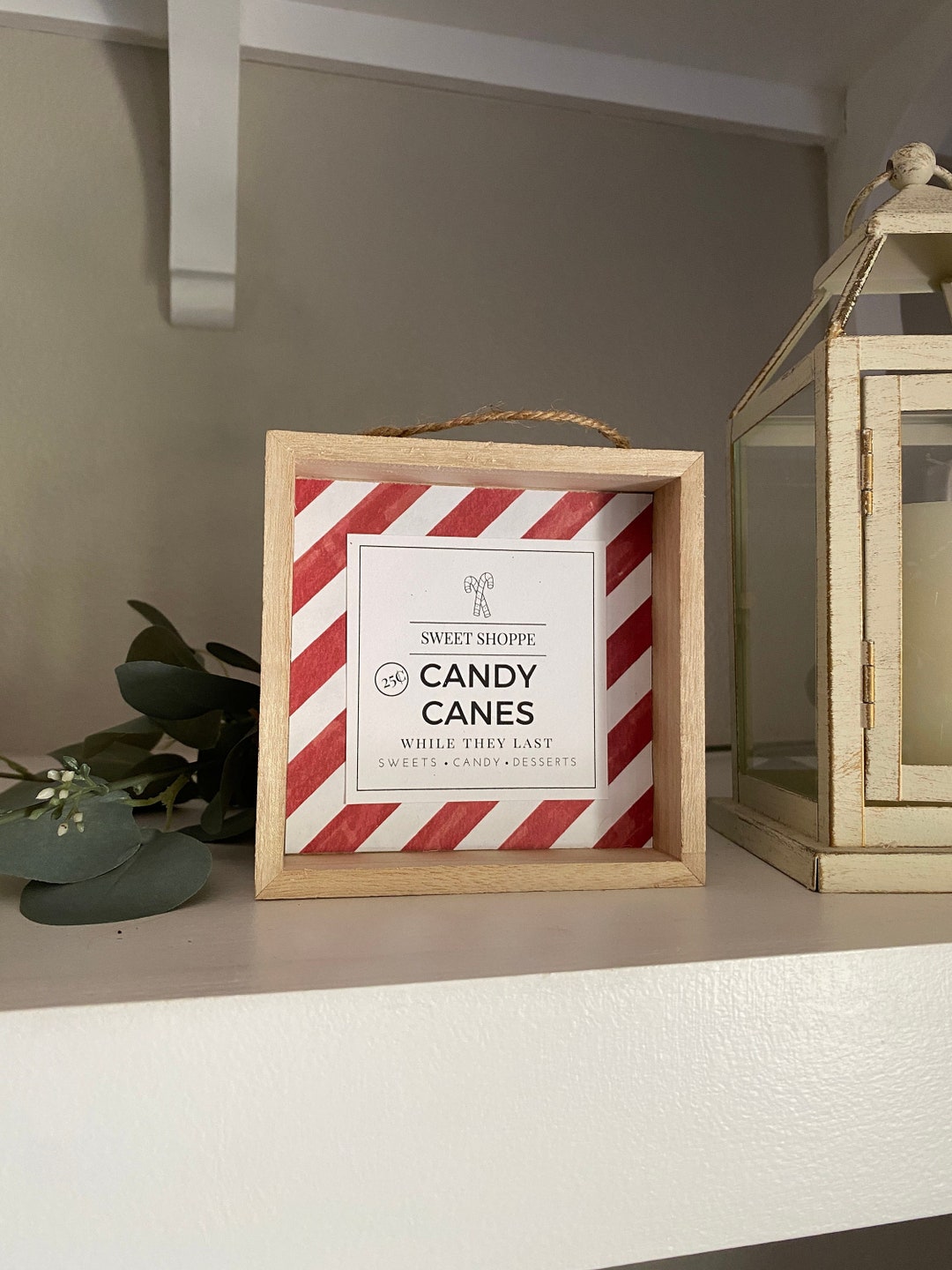 Candy Canes Display Sign - Etsy