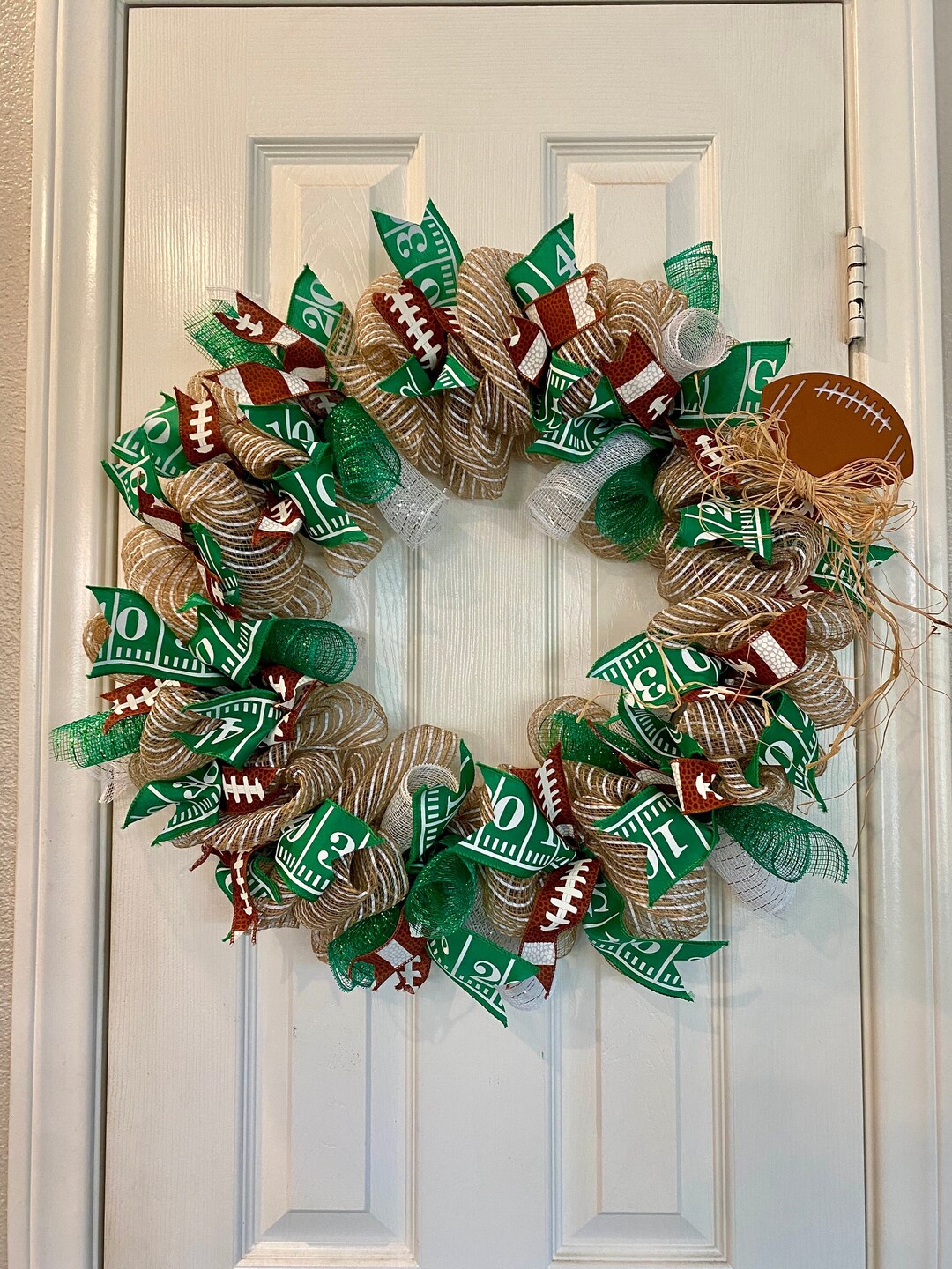 Football Wreath - Etsy