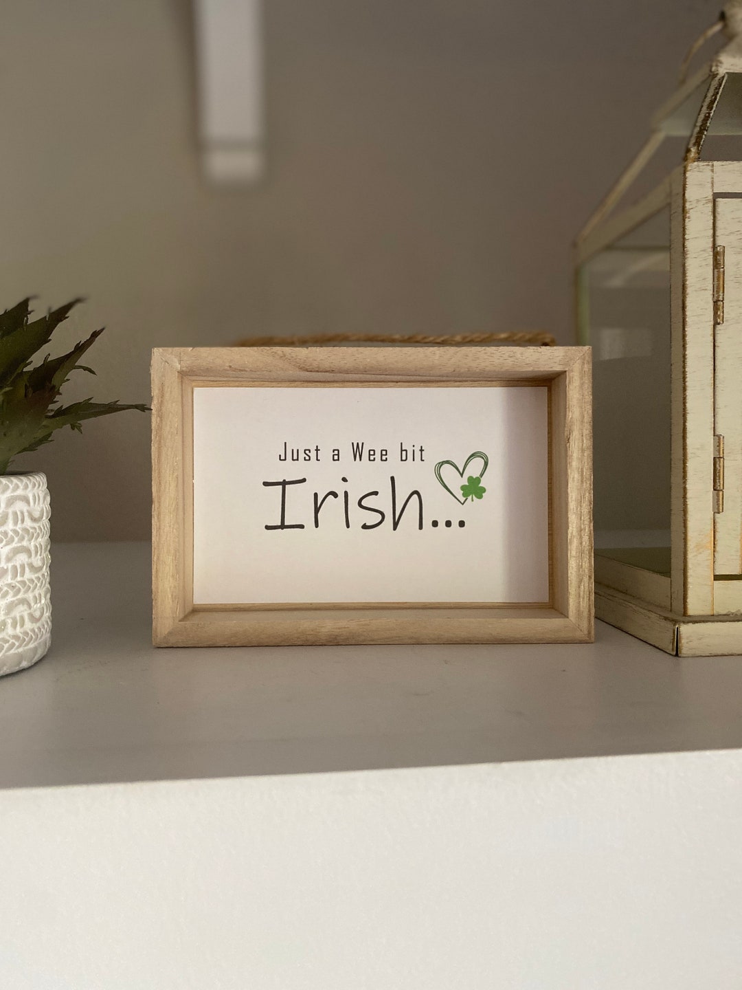 Just a Wee Bit Irish Display Sign - Etsy