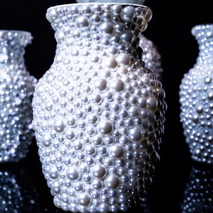 Wedding Table Pearl Centerpiece, Pearl Vase Table Decor, Party Wedding ...