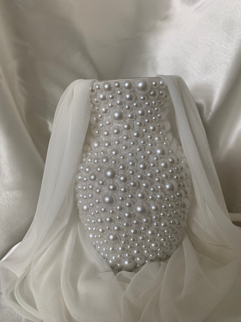 Wedding Table Pearl Centerpiece Pearl Vase Table Decor Party - Etsy