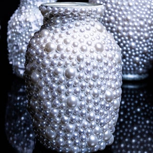 Wedding Table Pearl Centerpiece, Pearl Vase Table Decor, Party Wedding ...