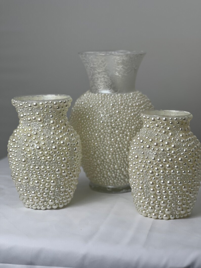 Wedding Table Centerpiece, Pearl Vase Table Decor, Party Wedding ...