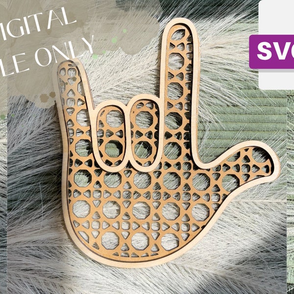 Asl I Love You Svg - Etsy