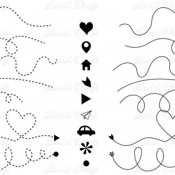 Hand Drawn Lines - Etsy