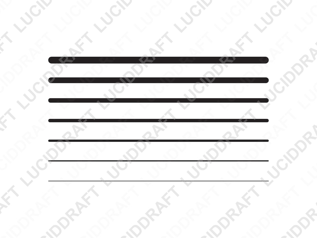 Line SVG Cut File | Line PNG File | Hand Drawn Lines Print File ...