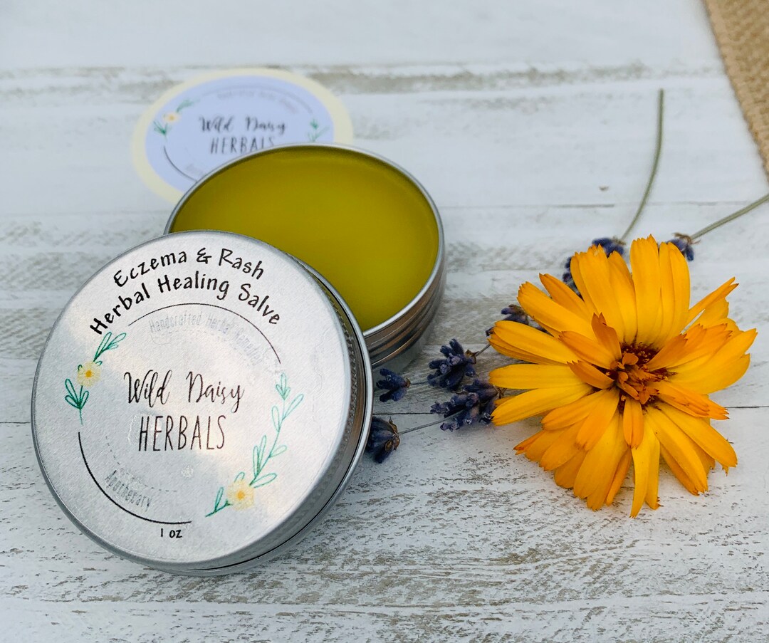 Eczema & Rash Lavender Herbal Healing Salve - Etsy