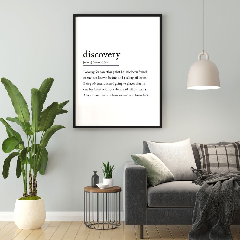 Discovery Definition Print Discovery Wall Art Discovery Art Etsy Discovery Definition Print Discovery Wall Art Discovery Art Etsy
