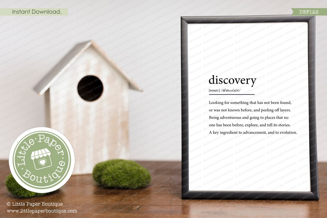 Discovery Definition Print Discovery Wall Art Discovery Art Etsy discovery-definition-print-discovery-wall-art-discovery-art-etsy