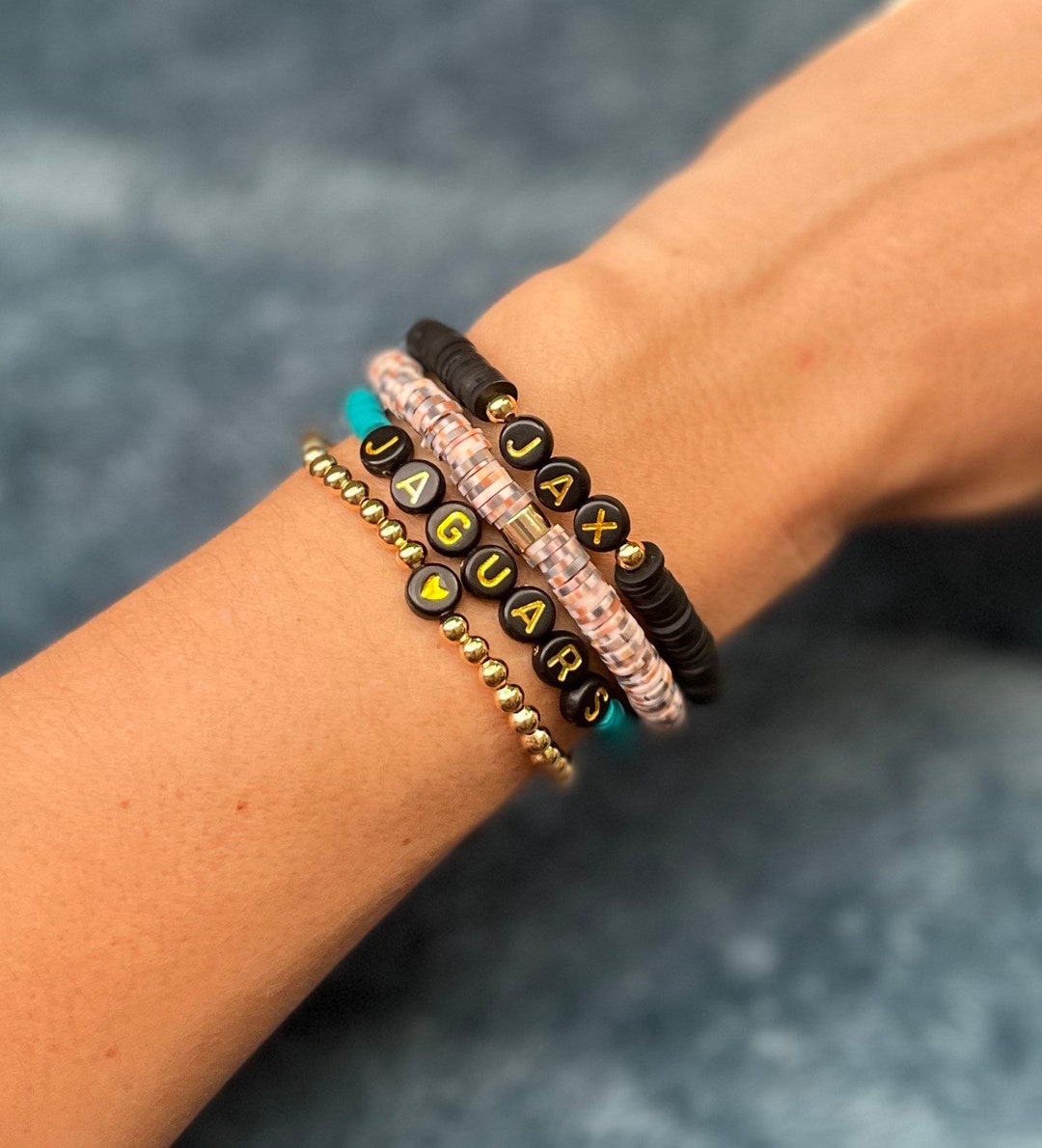 Jacksonville Jaguars Bracelets Duval Jax Jags Jewelry 904 Bracelet ...