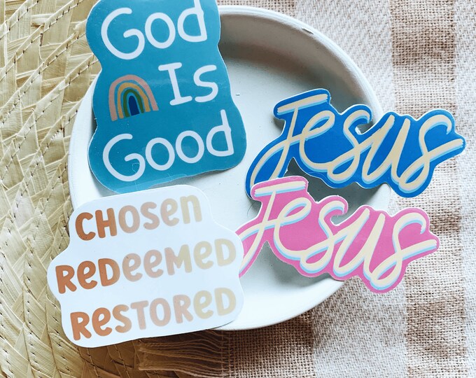 Christian Sticker Pack, Faith Sticker Pack, Bible Verse Sticker Pack ...