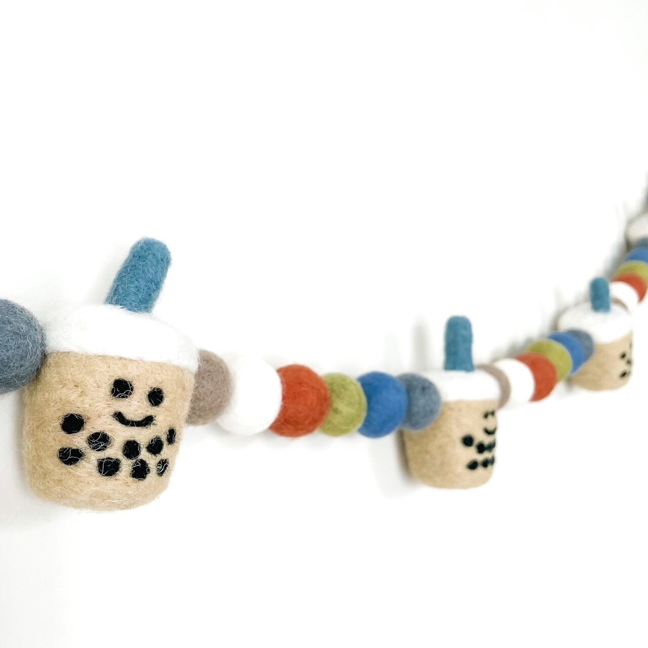 Boba Tea Garland Bubble Tea Party Decor Boba Tea Baby - Etsy
