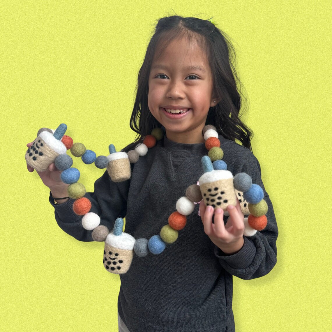 Boba Tea Garland, Bubble Tea Party Decor, Boba Tea Baby Shower, Boba ...