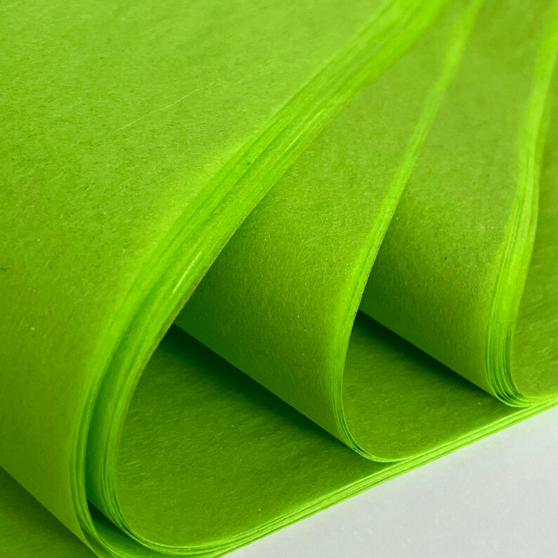 Tissue Paper Sheets | Lime Green Tissue Paper | Gift Wrap Product ...
