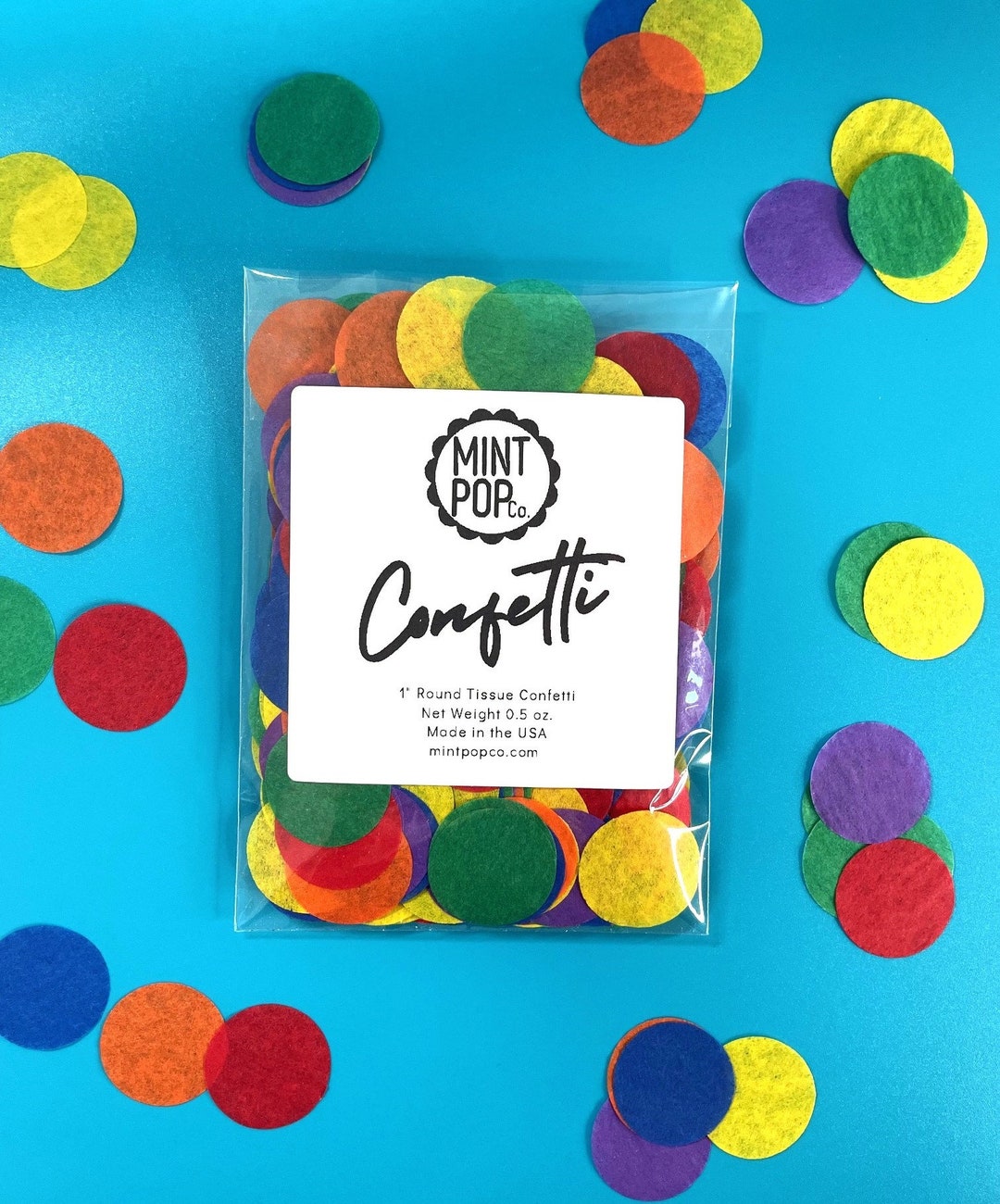 Tissue Paper Confetti, Rainbow Party Decor, Balloon Confetti, Rainbow ...