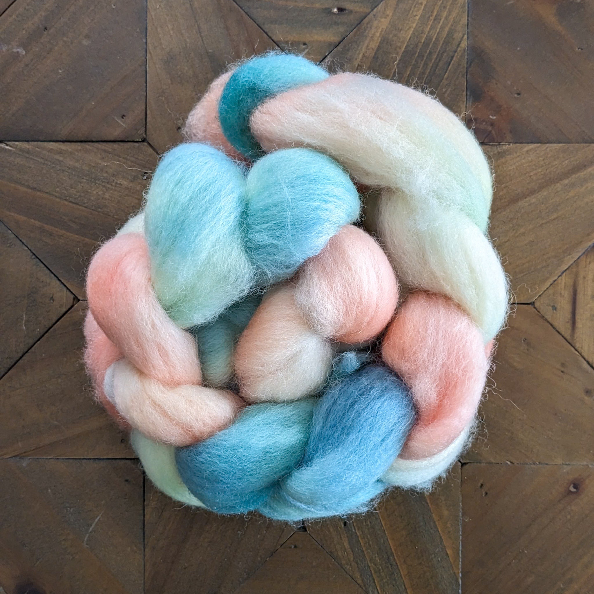 Corriedale Combed Top in Peach Breeze, Corriedale Wool, Corriedale ...