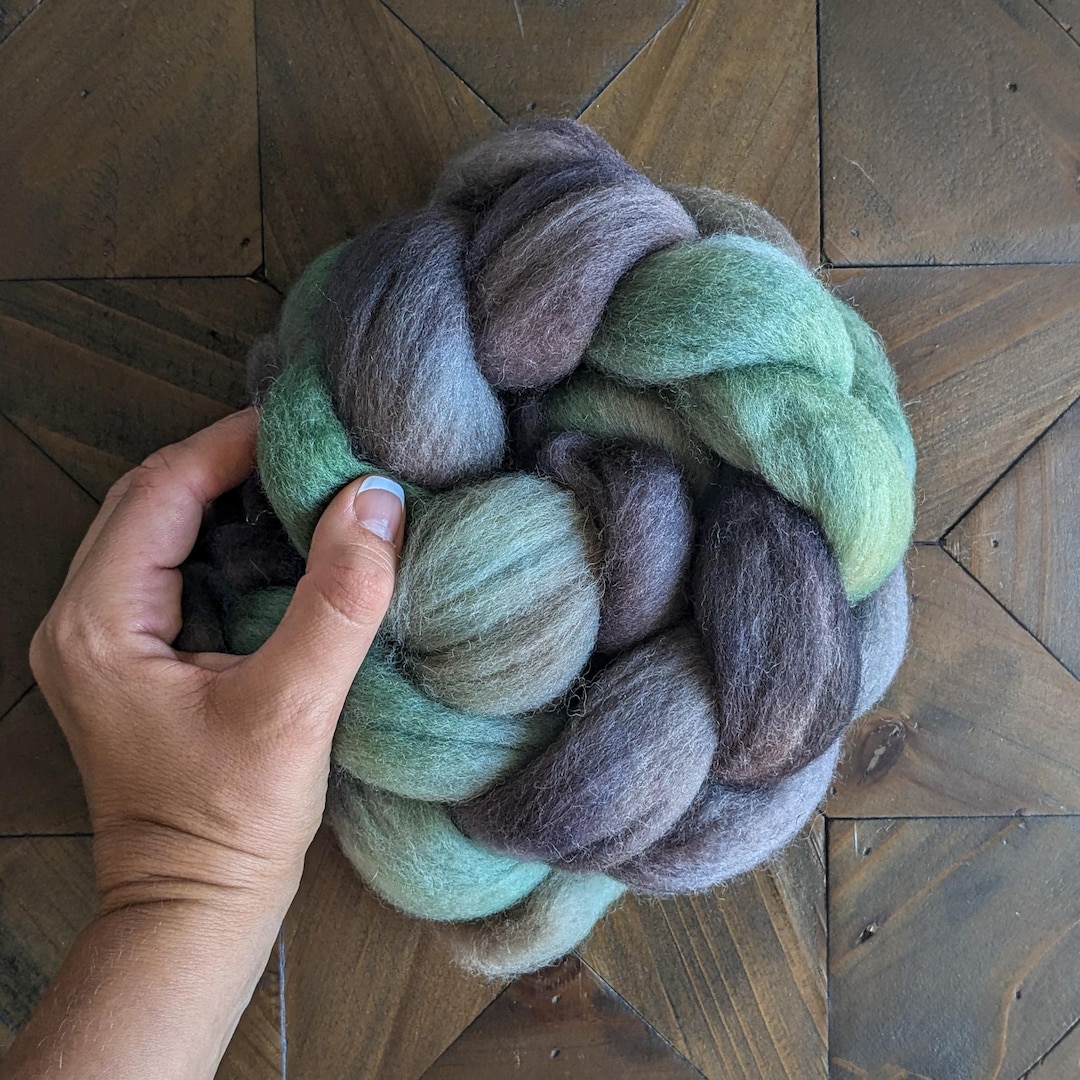 Corriedale Combed Top in Tornado Weather, Corriedale Wool, Corriedale ...