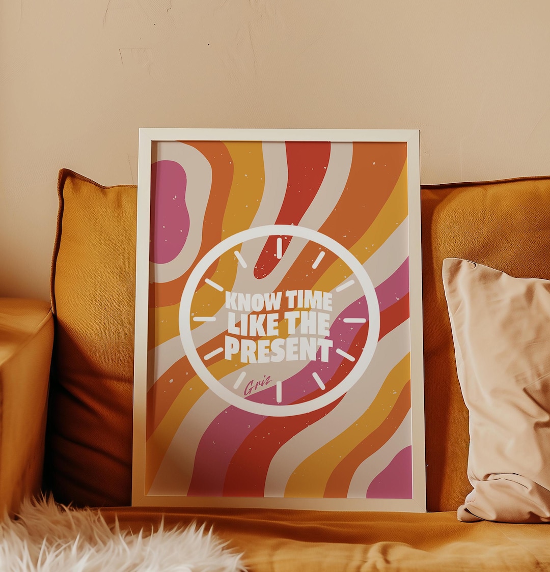 Know Time Griz Poster Rave Poster Music Poster EDM Poster EDM Wall Art ...